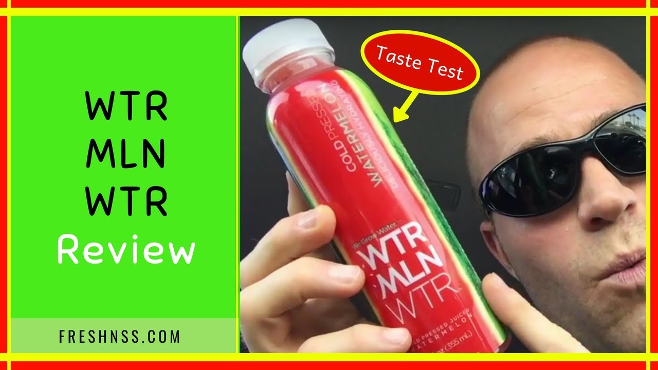 WTRMLN WTR Review (Cold Pressed Watermelon Juice Taste Taste) - YouTube