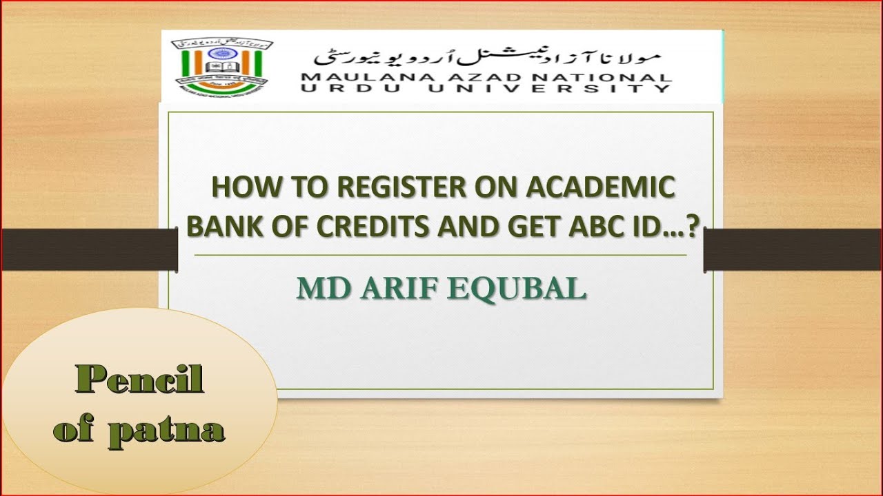 How To Registeration On ABC How To Get ABC ID ACADEMIC BANK OF How To Registeration On ABC How To Get ABC ID ACADEMIC BANK OF