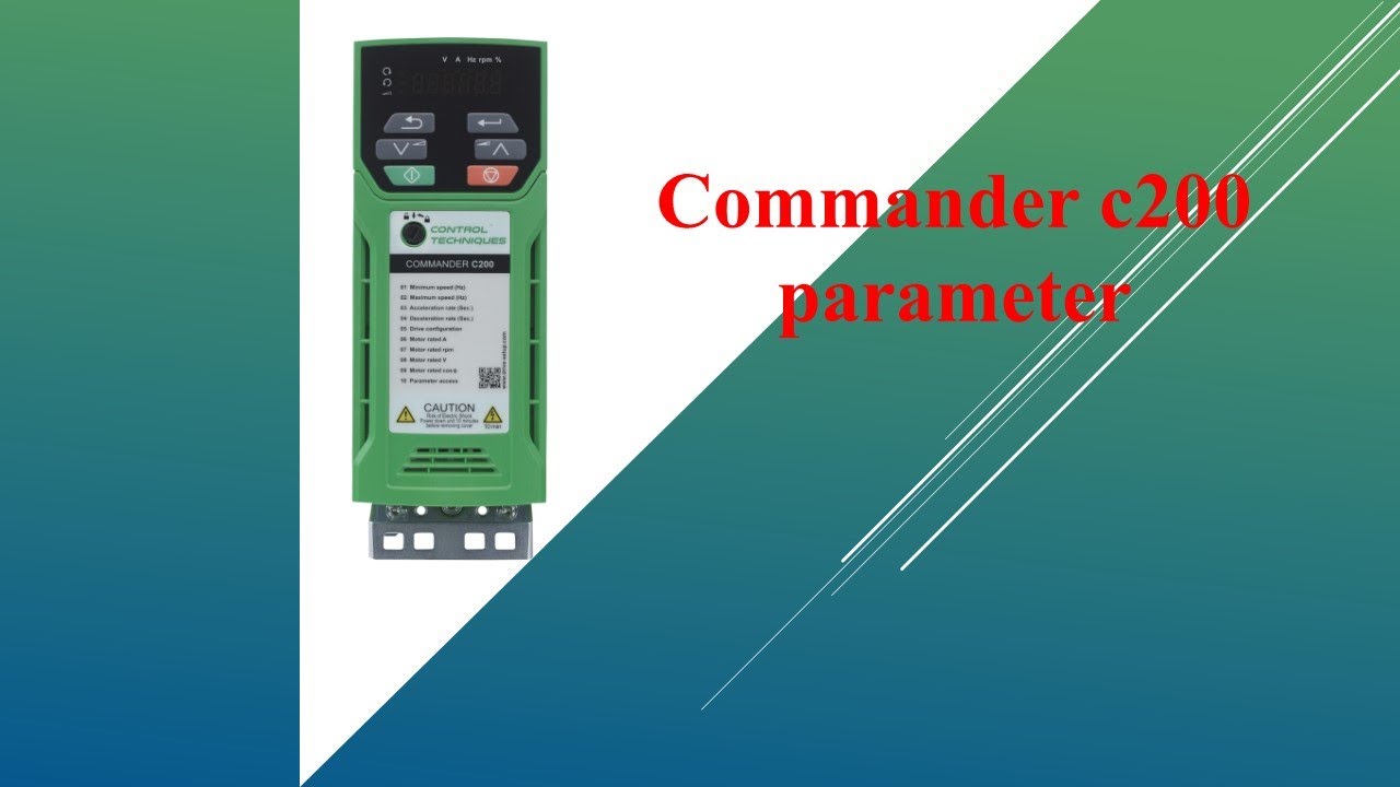 Commander c200 parameter - YouTube