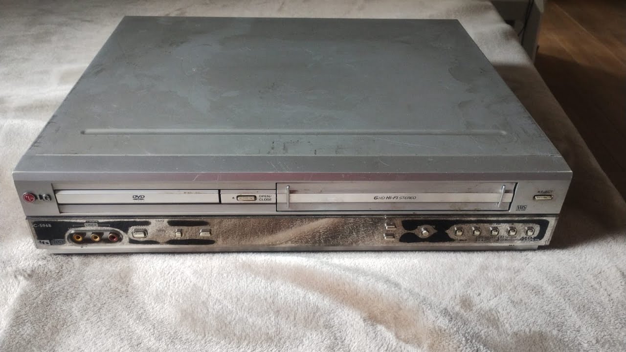A VENDA """ COMBO LG VÍDEO CASSETE E DVD DC596B FUNCIONANDO 100% - YouTube