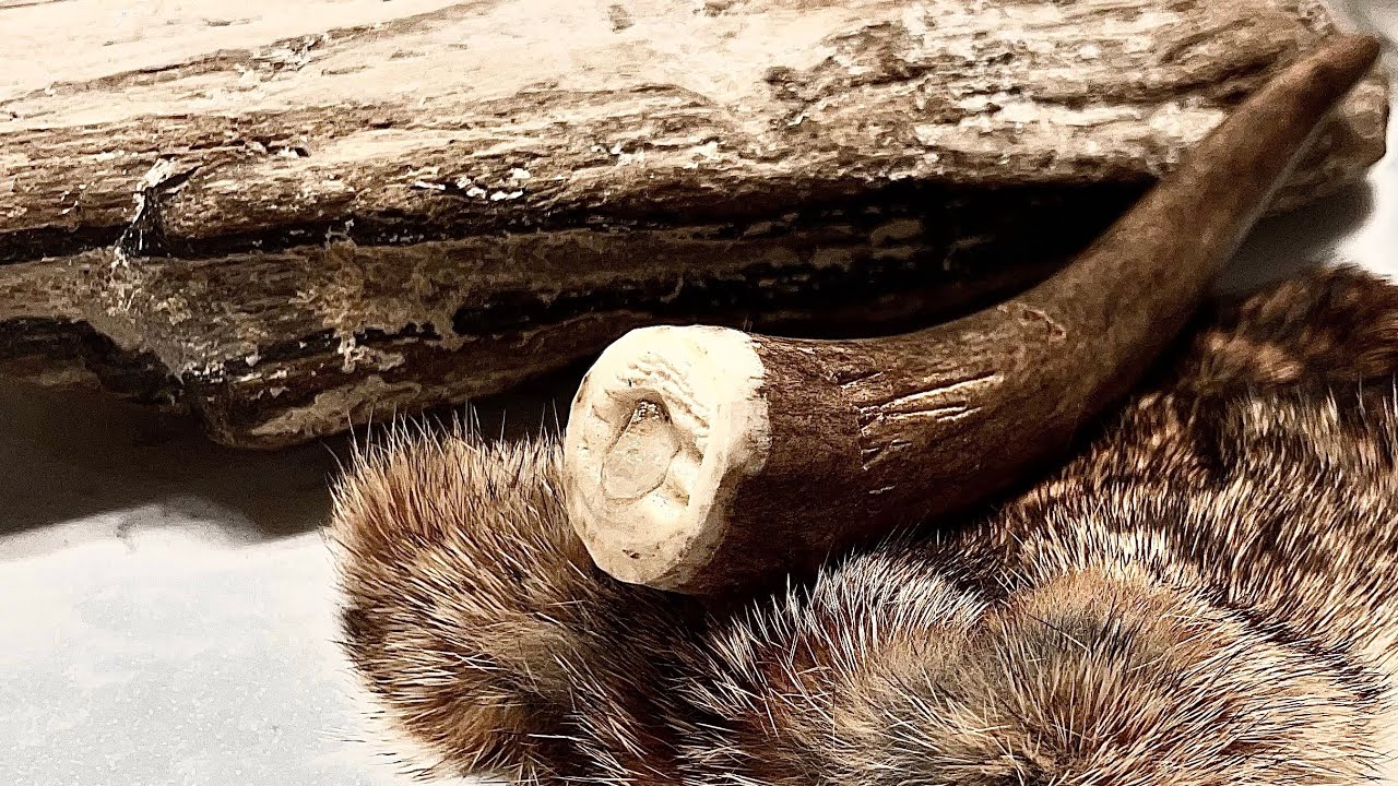 MAKING A ELK KNAPPING TOOL | DUDE SURVIVAL (CRYSTAL HANDLE) - YouTube