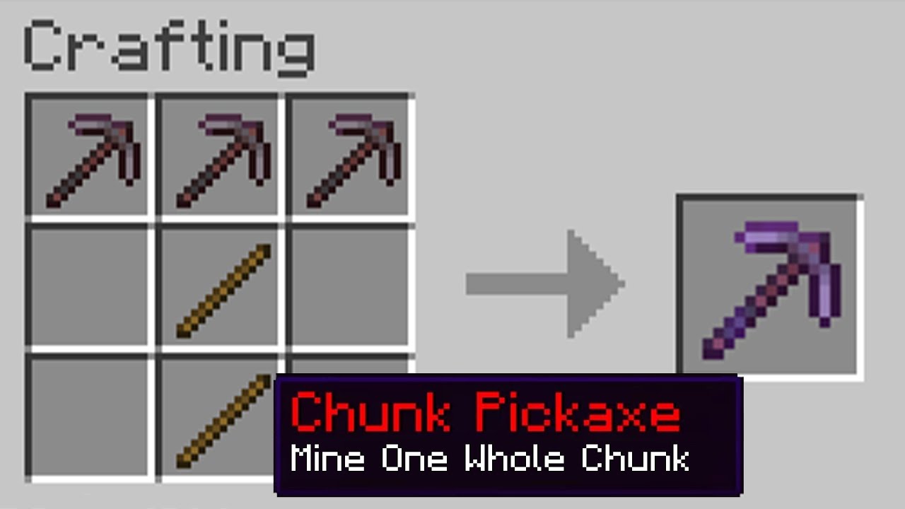 Minecraft, But There Are Custom Pickaxes... - YouTube