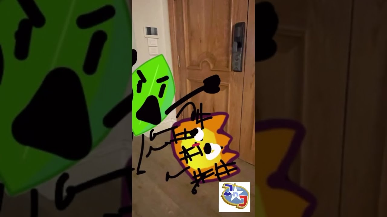 BFDI Leafy beats up Firey - YouTube