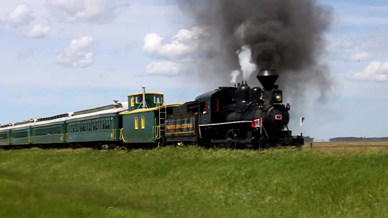 Prairie Dog Central Train en route to Winnipeg 2011/07/01 - YouTube