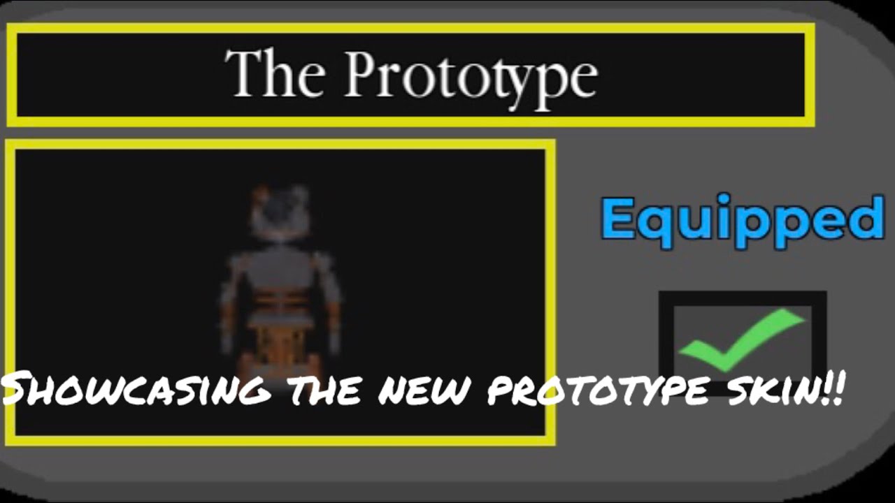 Showcasing the new prototype skin!!!! - YouTube
