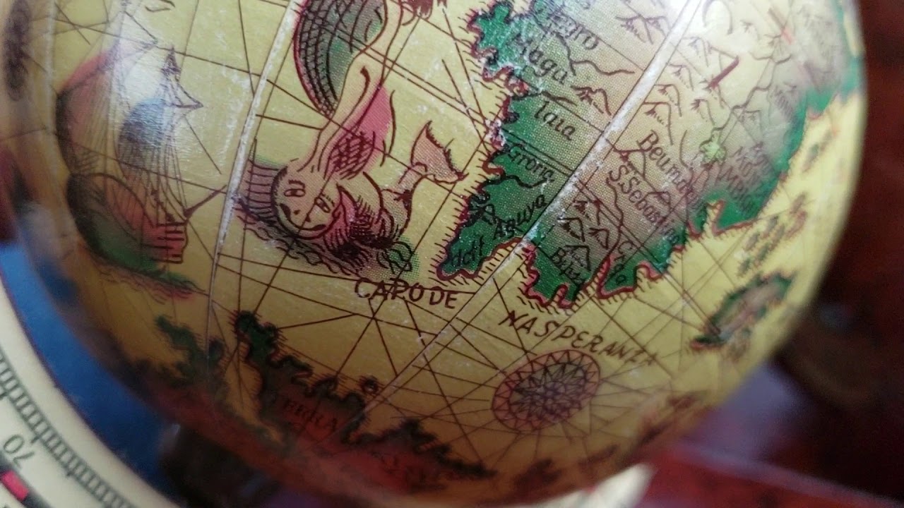 Globe with Tartaria and mythical creatures in Antarctica - YouTube