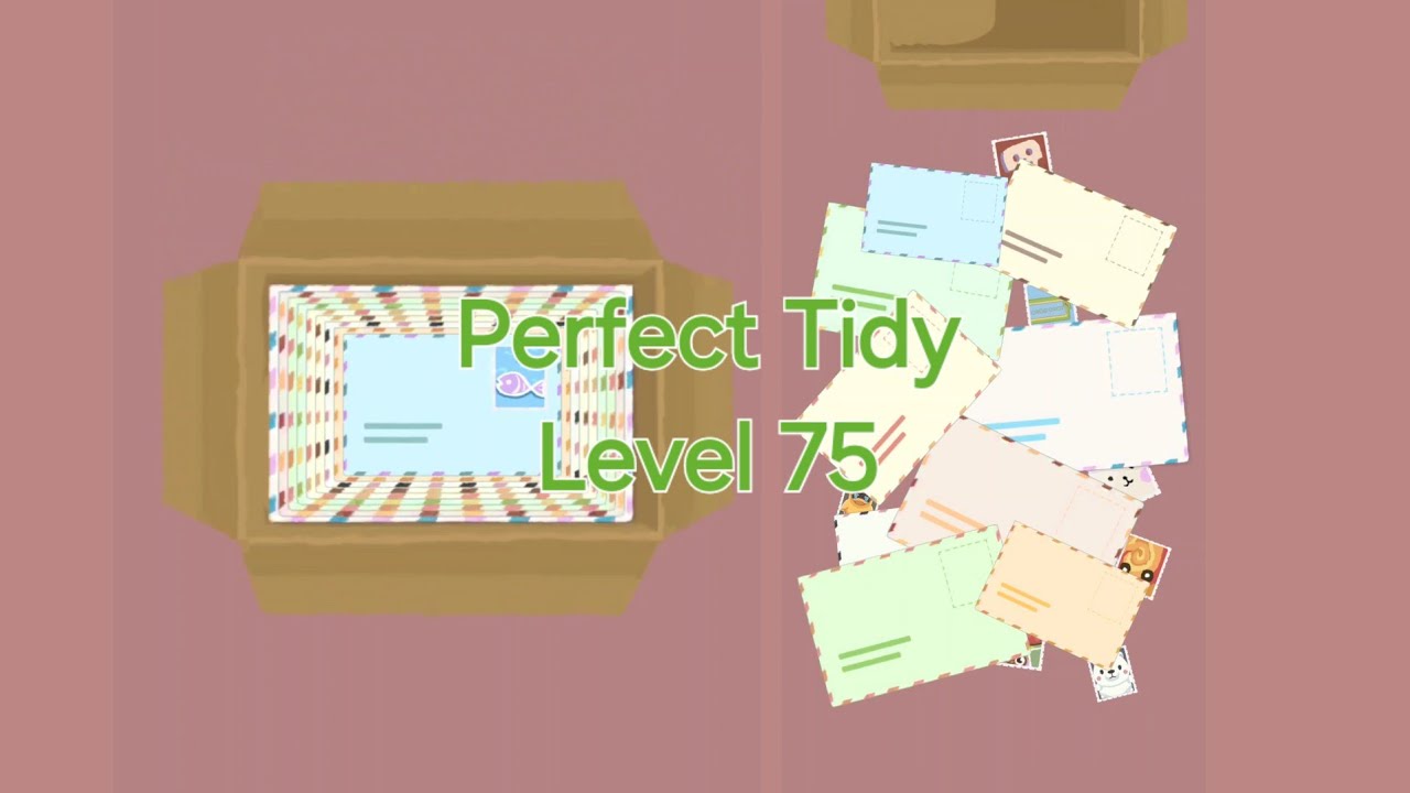 Perfect Tidy | Level 75 | walkthrough Game حل لعبة @roro29391 - YouTube