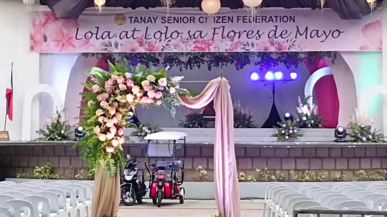 Lolo at lola's Flores De Mayo in Tanay Rizal 2023 parade at tanay park ...