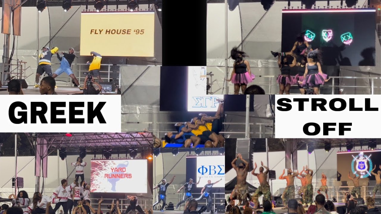 CLARK ATLANTA UNIVERSITY GREEKS | STROLL OFF | HOMECOMING 2021 - YouTube