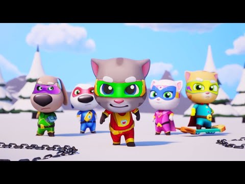 TALKING TOM GOLD RUN Vs BEN GOLD RUN DOUBLE SCREEN PLAY GAME IN ANDROID MOBILE