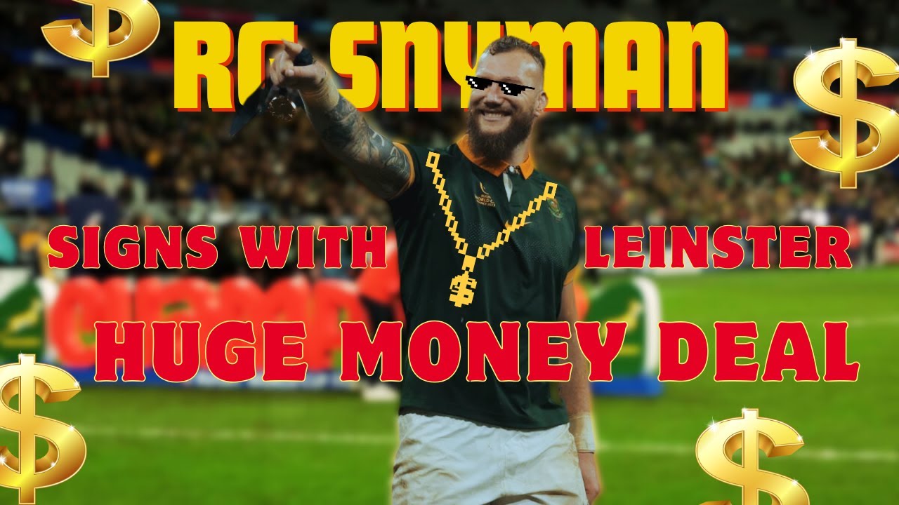 RG Snyman Leinster Signing | Huge Money Deal | All you need to know - YouTube