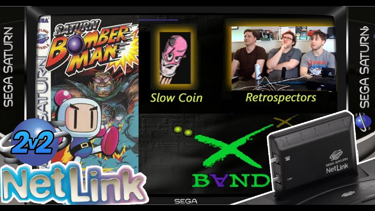 Sega Saturn Netlink Match #20 | 4 Player Saturn Bomberman Online ...