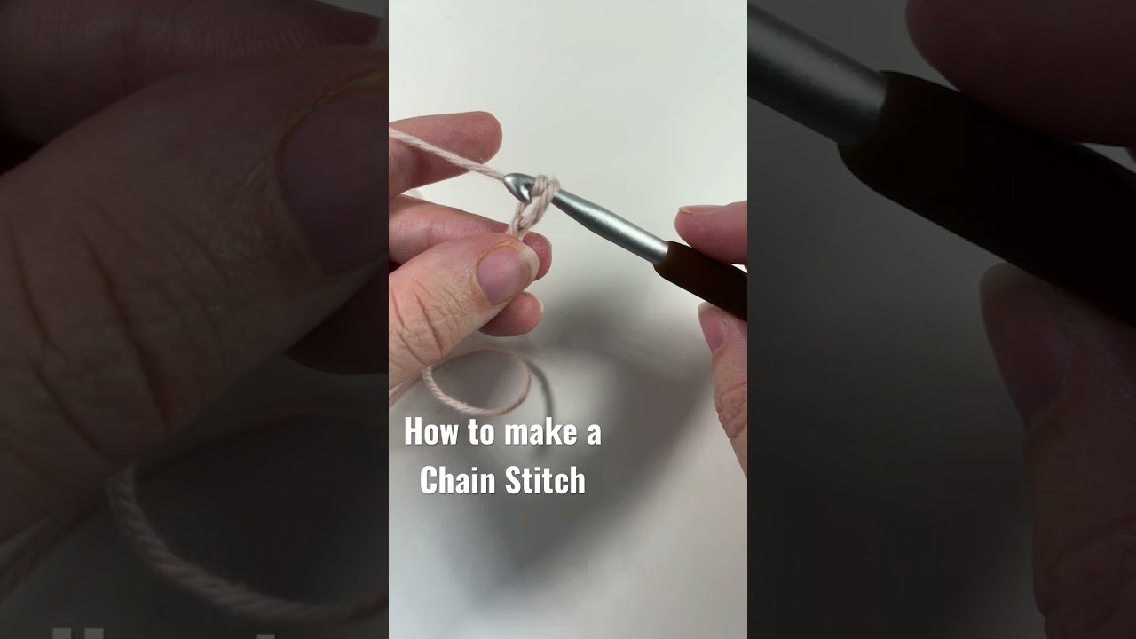 How to make a chain stitch - YouTube