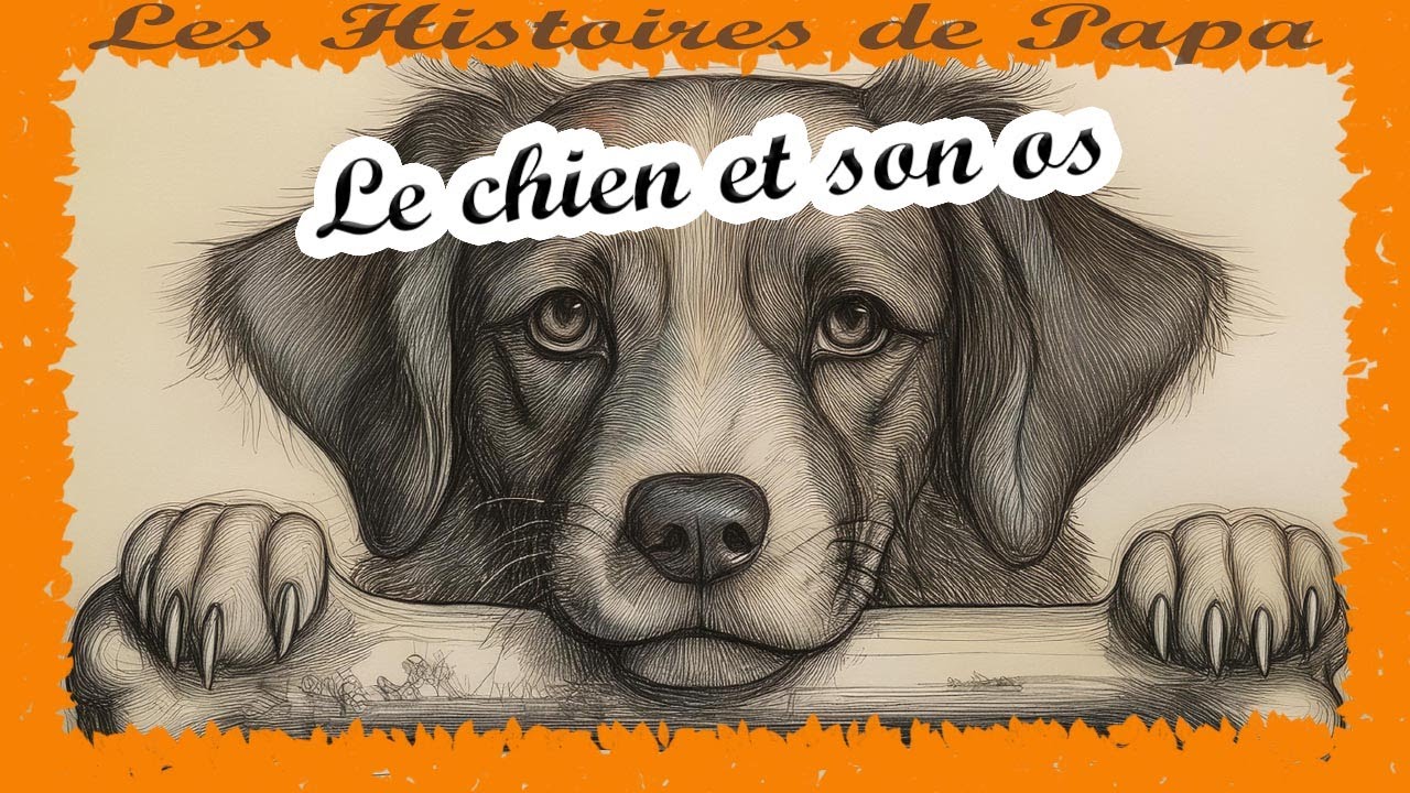 Le chien et son os | Livre audio | Histoire pour enfant - YouTube