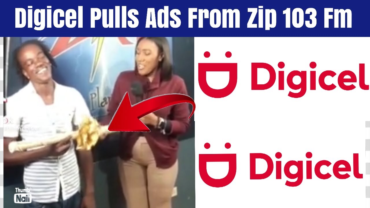 Digicel,Flow,KFC ,Pepsi N Red Stripe Pulls Ads From Zip103 Fm - YouTube