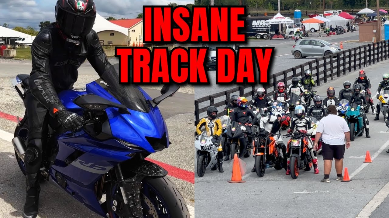 INSANE TRACK DAY WITH MY YAMAHA R6 - YouTube