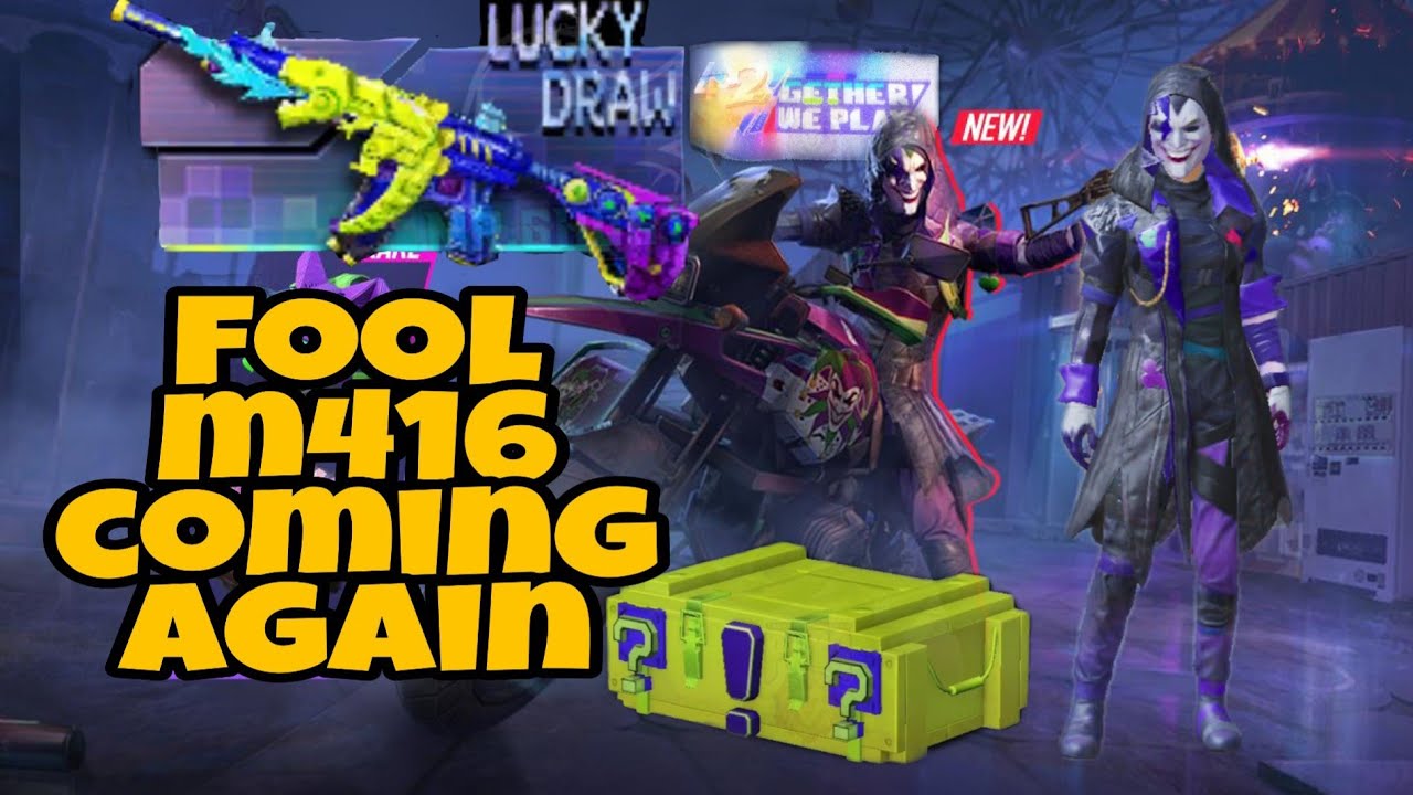 FOOL M416 Skin Coming Again And 2nd Anniversary Crates - YouTube