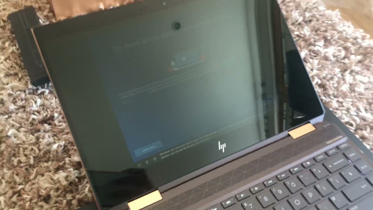 Set up Finger Print | Face Recognition | Cortana | Spectre 360 ...