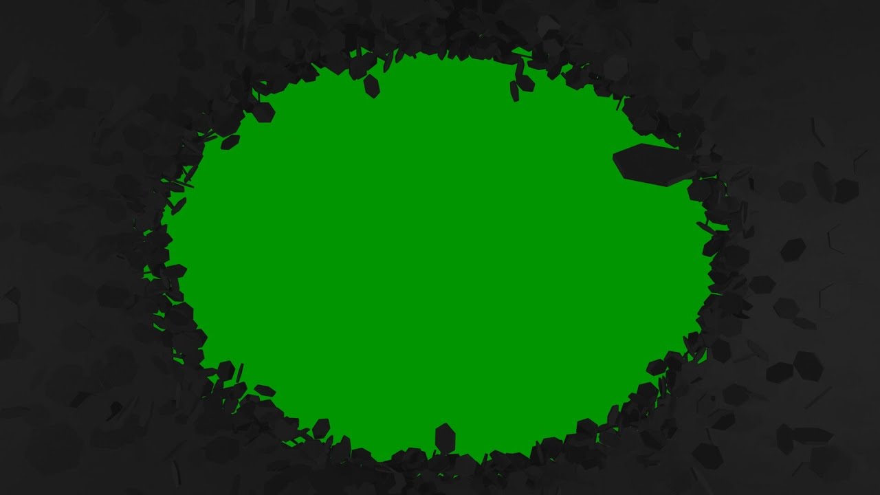 Hexagon Transition Green Screen 2 - YouTube