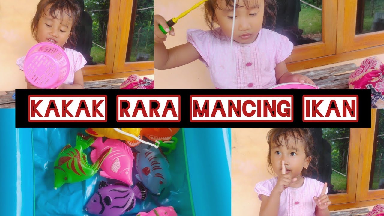 Kakak Rara mancing ikan 🐟 endingnya kok gini 😱 - YouTube