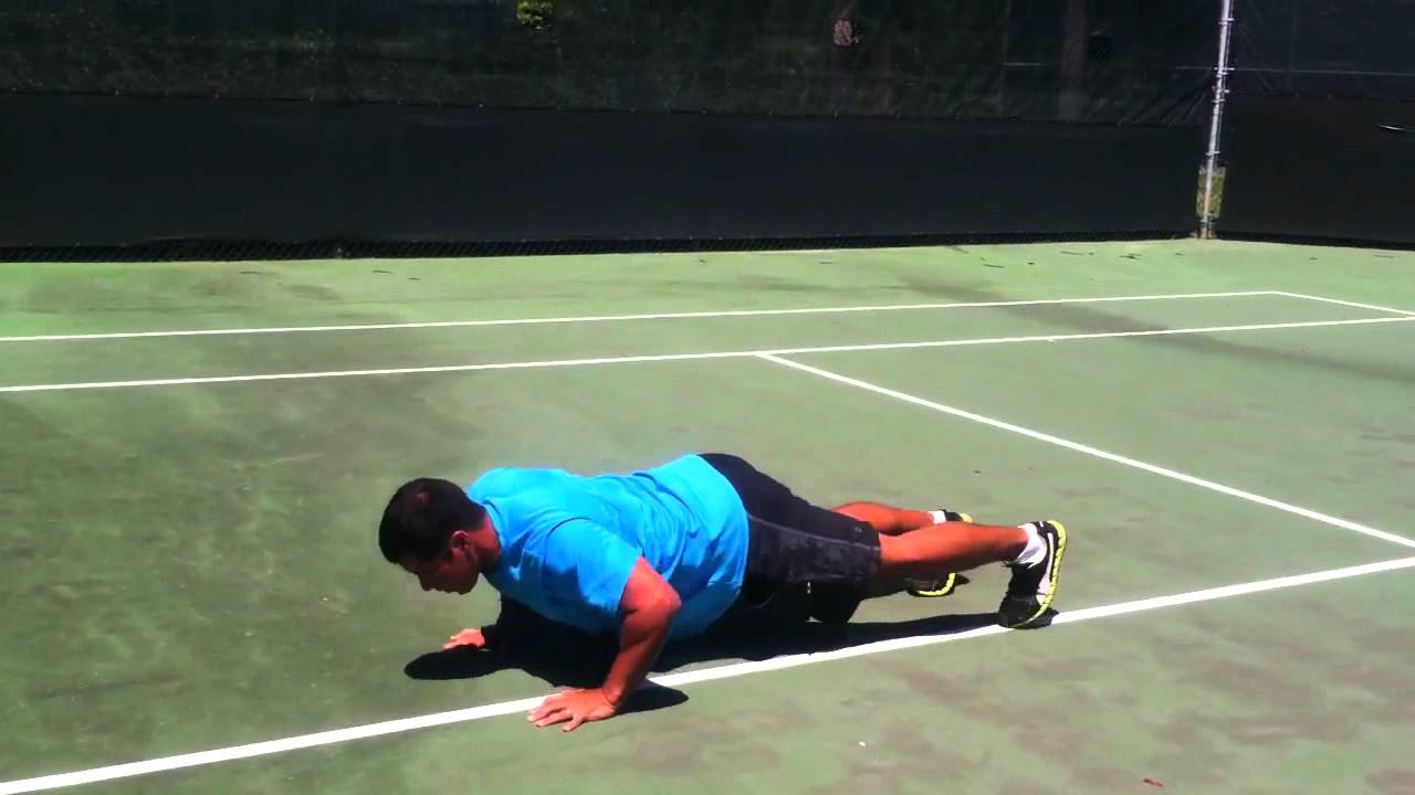 Push Up to Two Point Plank - YouTube