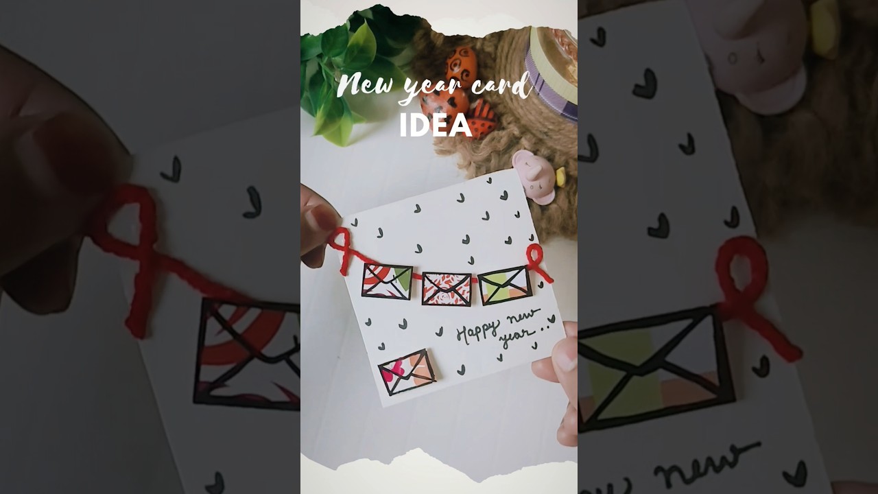 Mini Envelope New Year Card Idea #shorts #diy #papercraft #handmade # ...