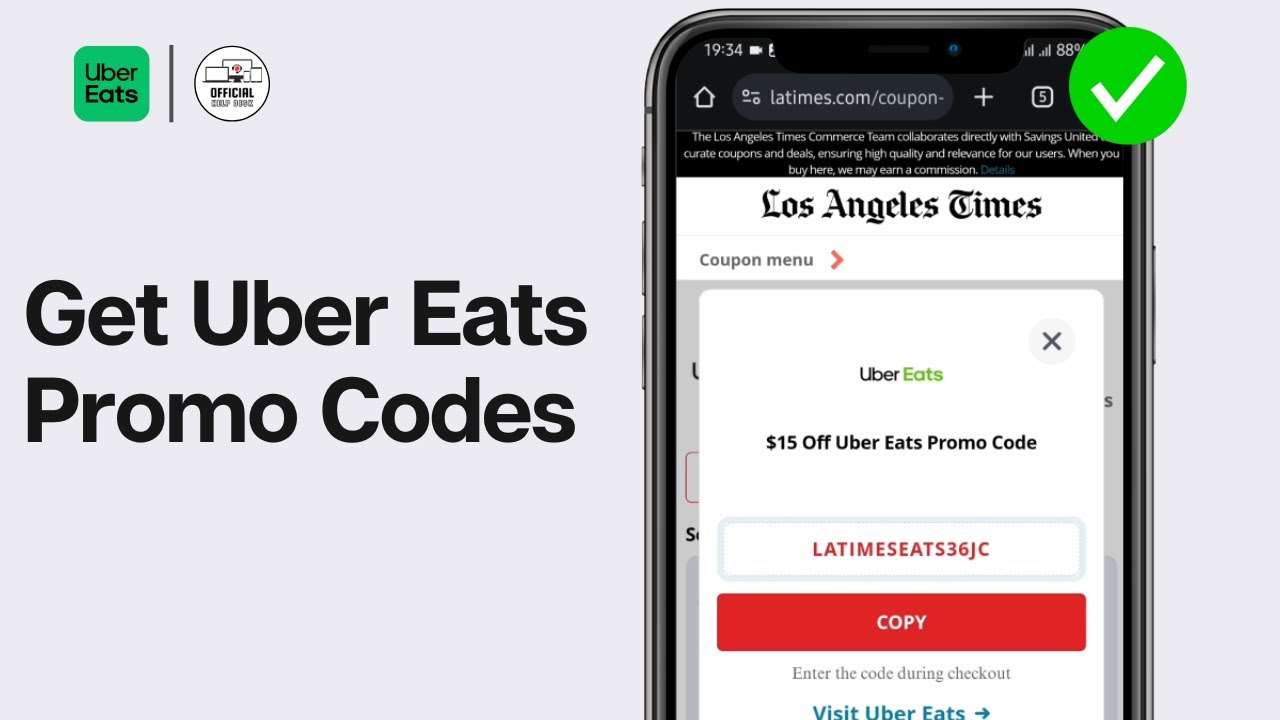 How To Get $100 Uber Eats Promo Code 2024 (WORKING!) - YouTube