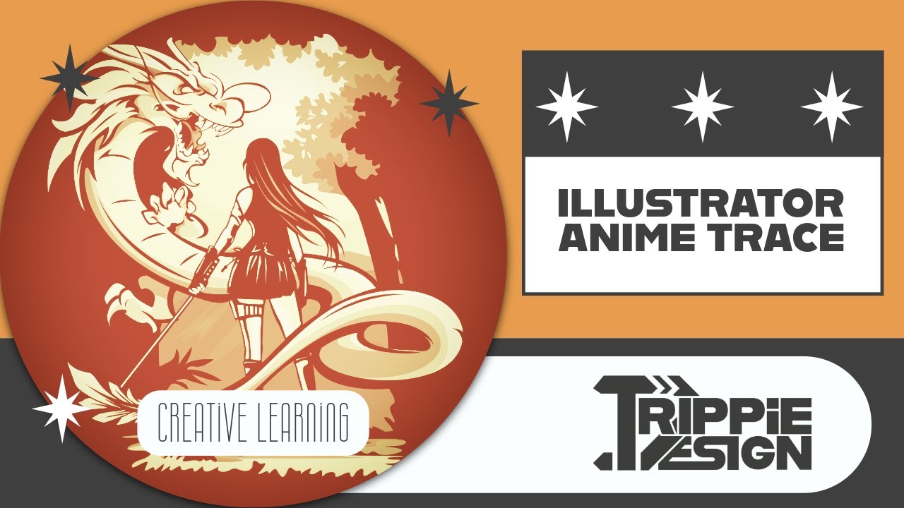 Anime Trace Challenge in Illustrator | Put Your Skills to the Test with ...