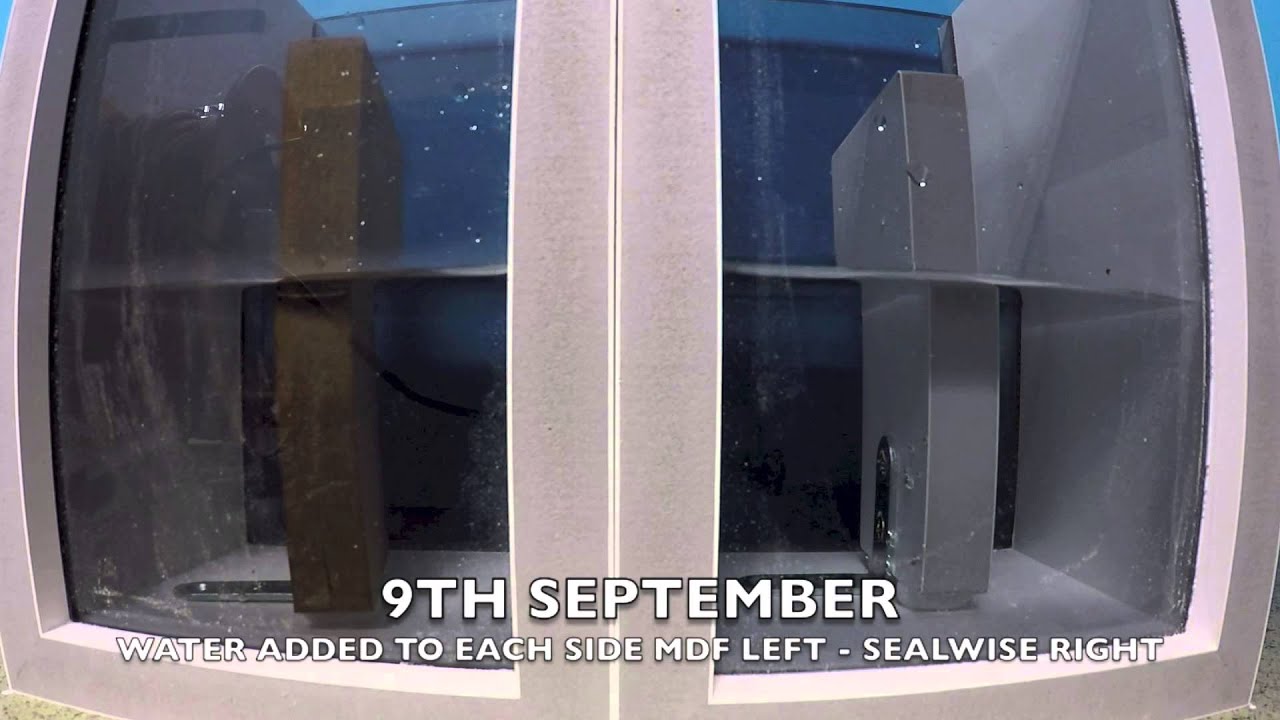 Sealwise & MDF 14 day water test - YouTube