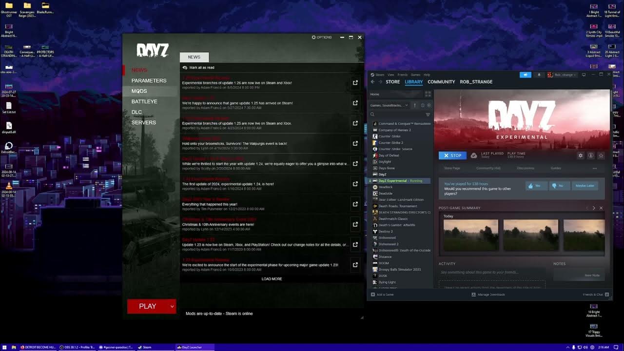 How to join DayZ Experimental servers with or without mods. - YouTube