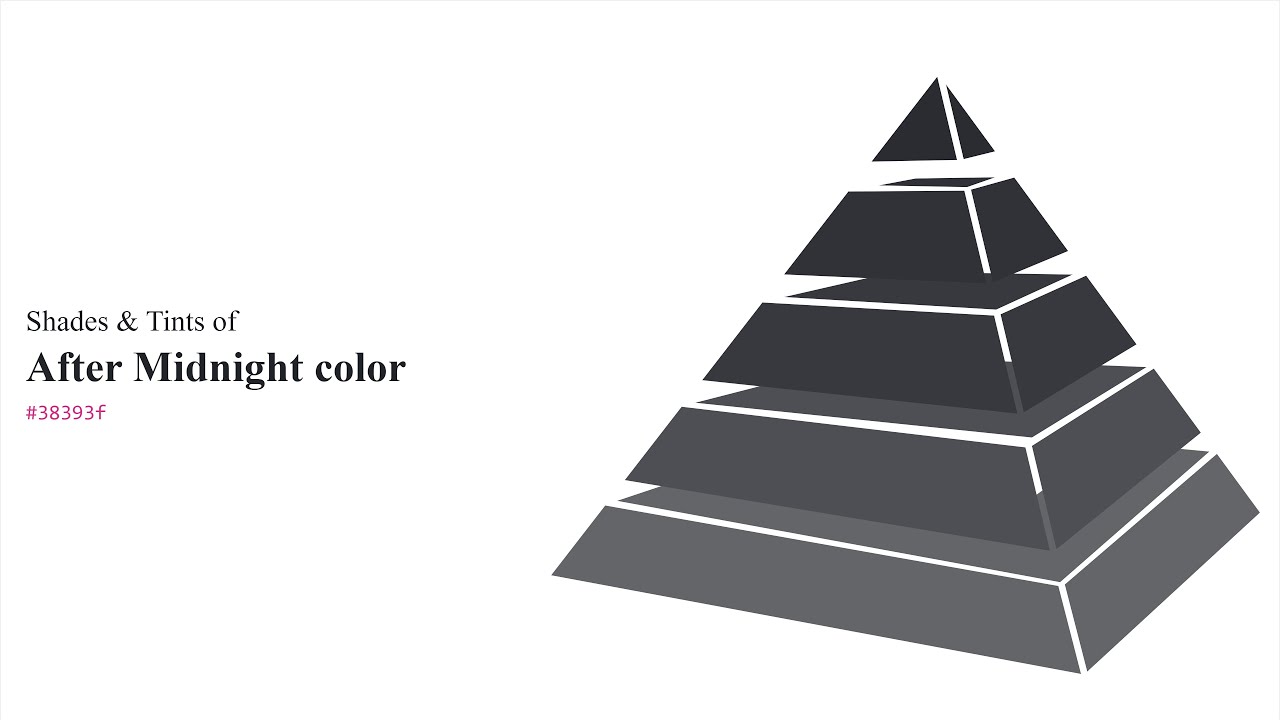 Shades & Tints of After Midnight color #38393f A Warm Grey color ...