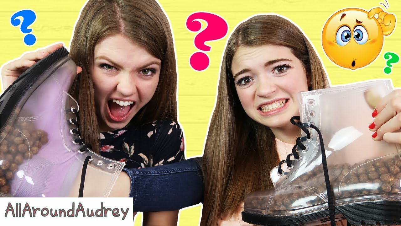 WHAT'S IN MY BOOT CHALLENGE! / AllAroundAudrey - YouTube