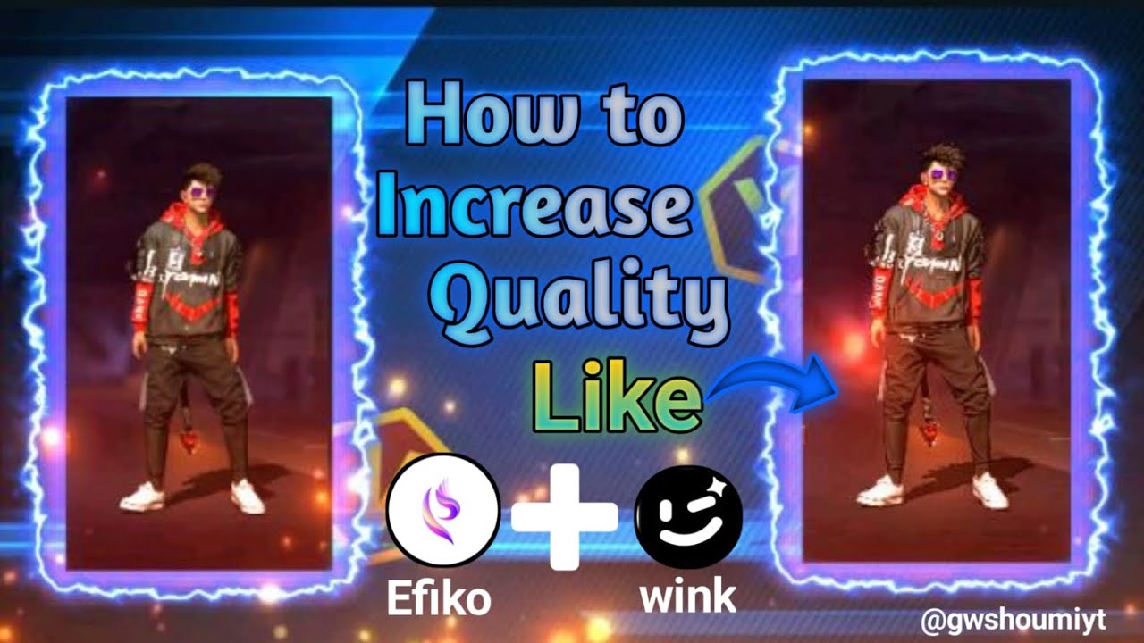 How to increase 4k lobby quality // How to increase free fire video ...