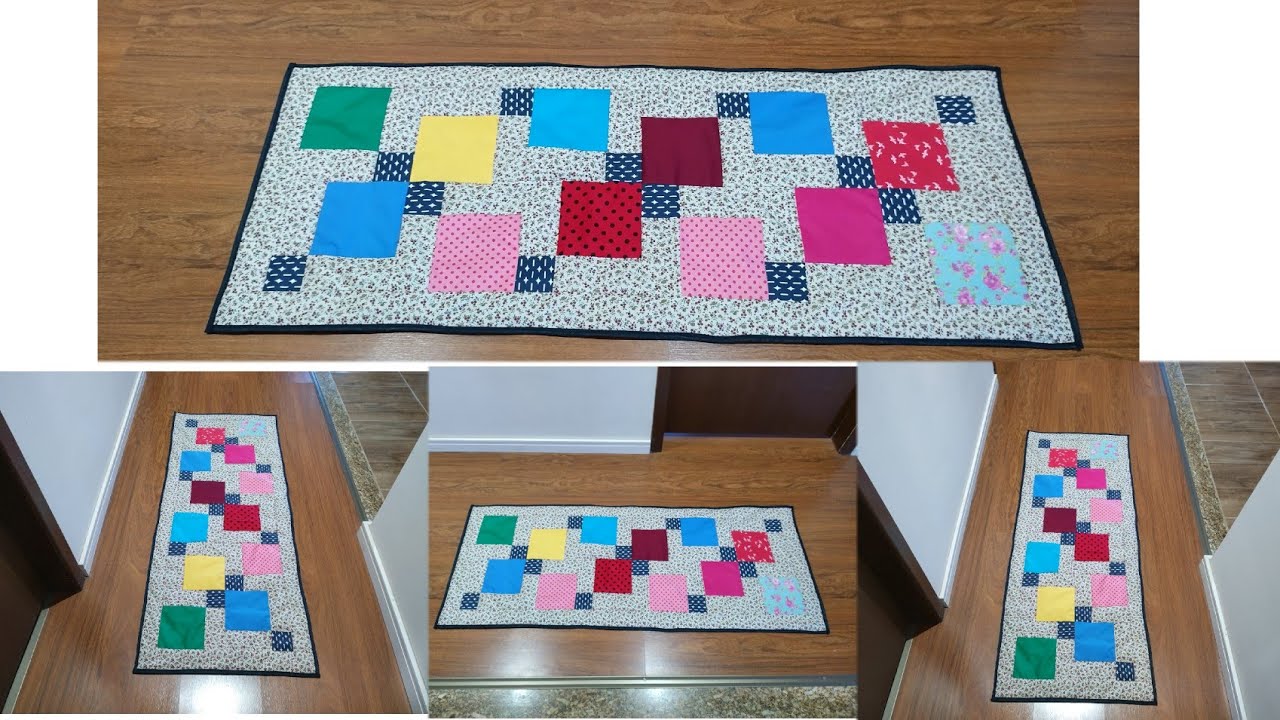 Tapete de # retalhos ️ super fácil, passo a passo. - YouTube