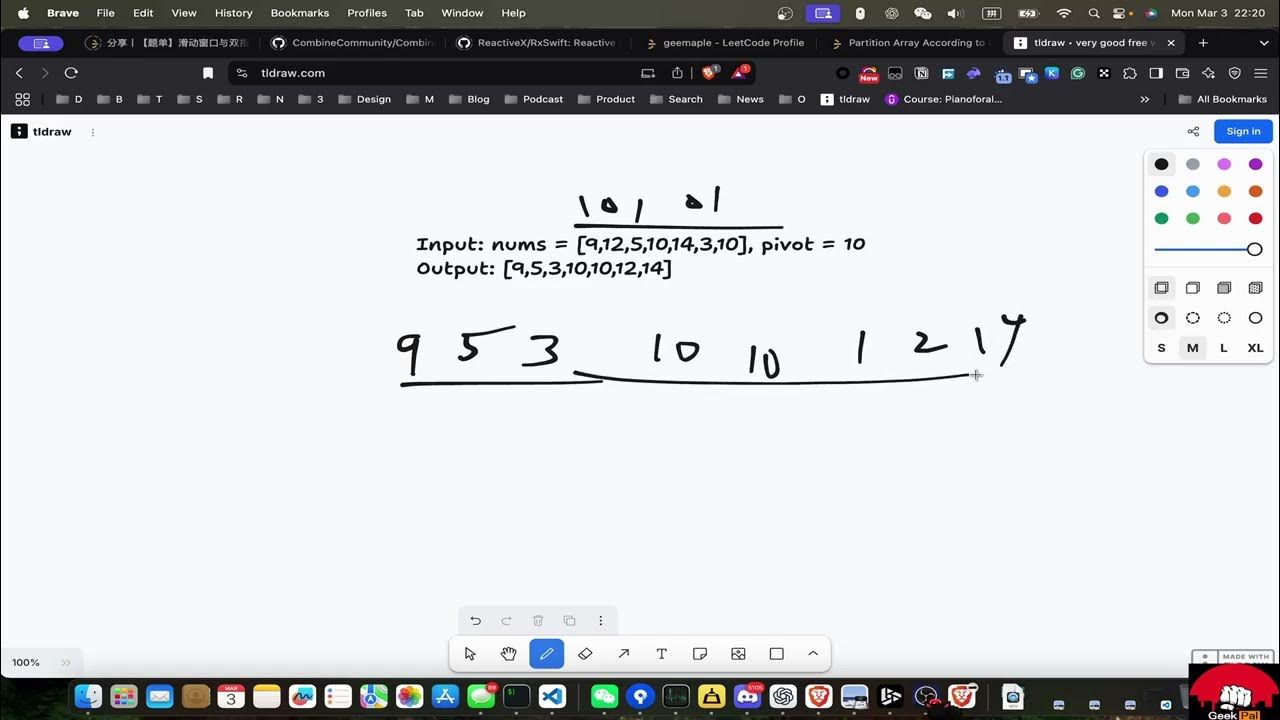 2161 Partition Array According to Given Pivot - YouTube