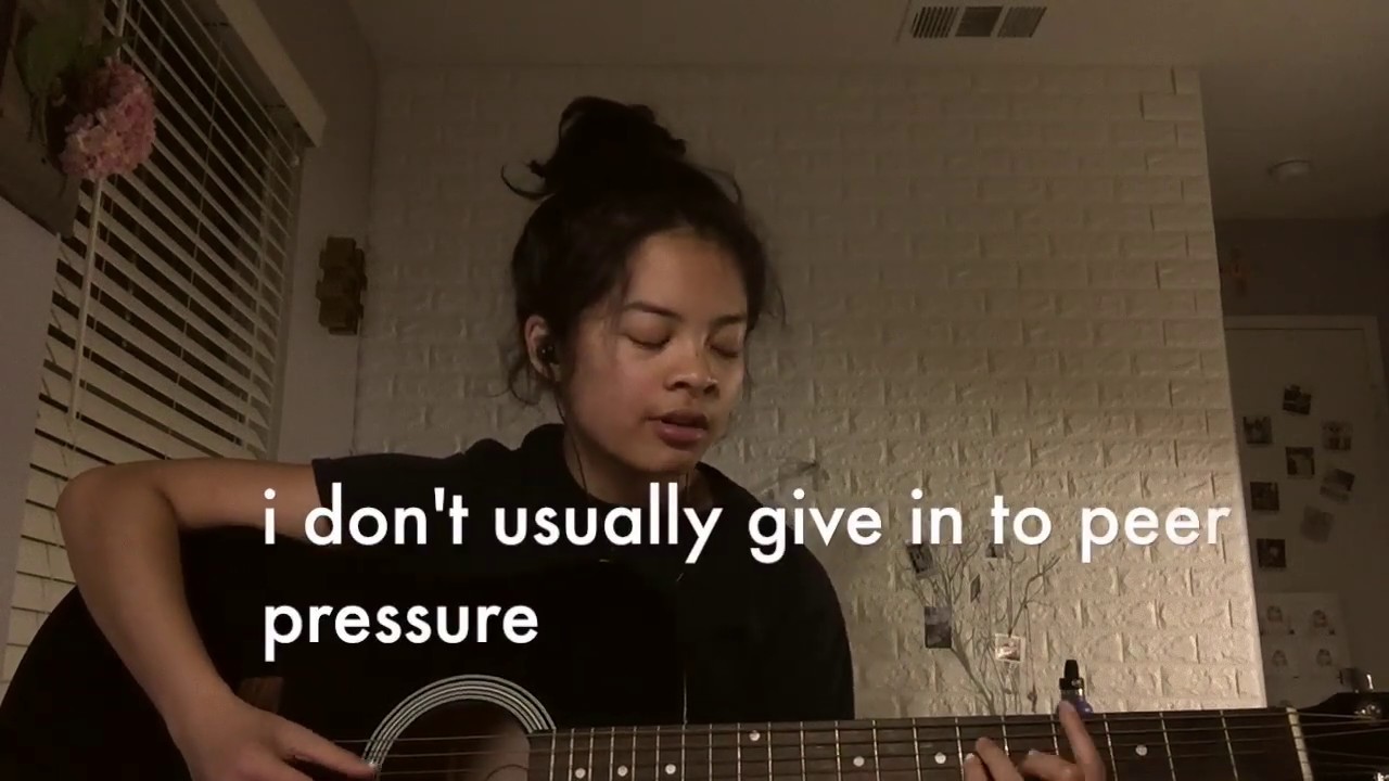 peer pressure || james bay ft. julia michaels (cover) + lyrics - YouTube