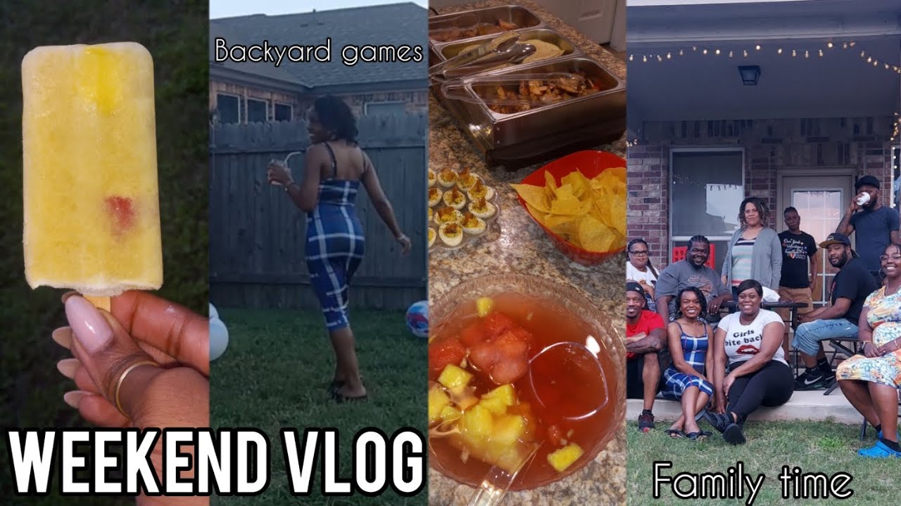 Weekend Vlog: Backyard games | Family time - YouTube