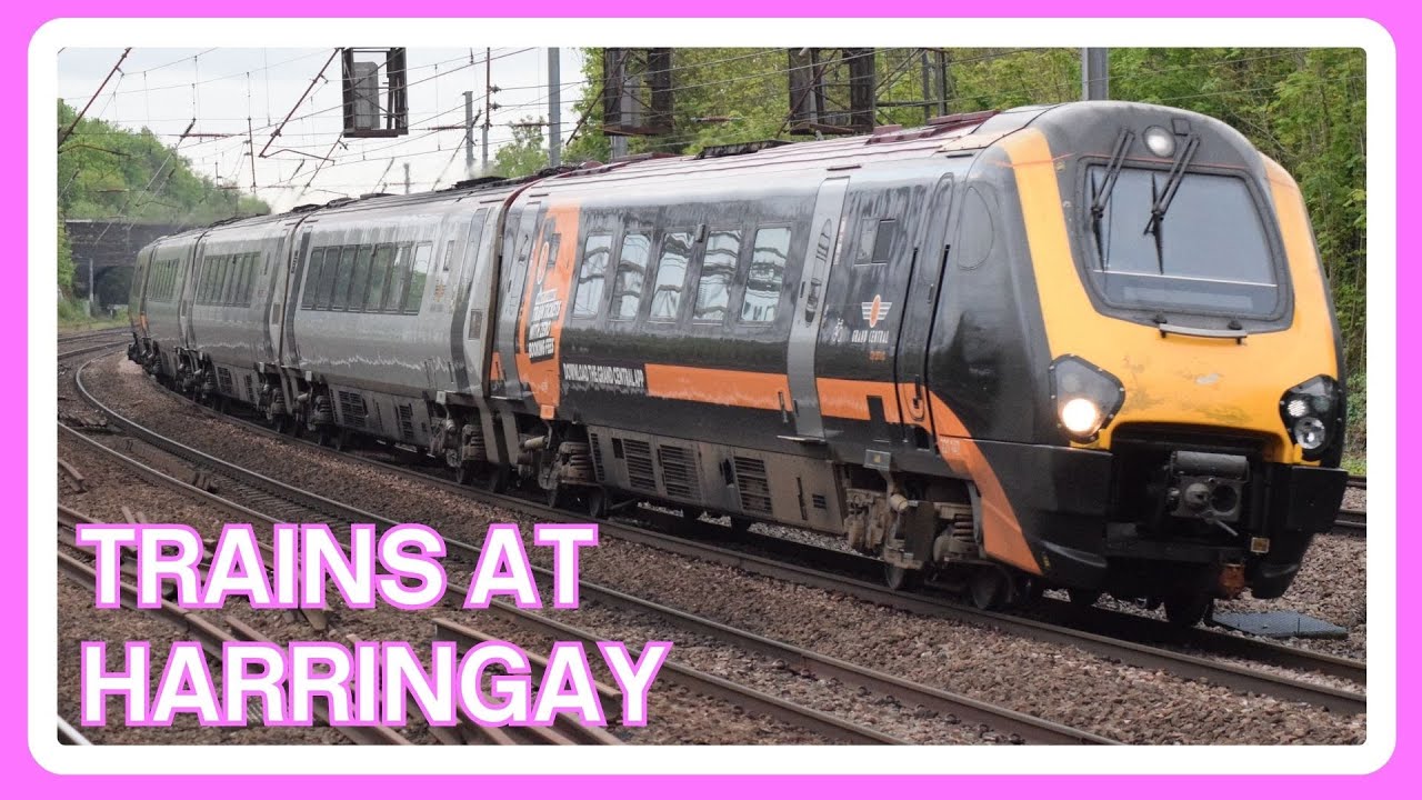 TRAINS at HARRINGAY railway station - YouTube