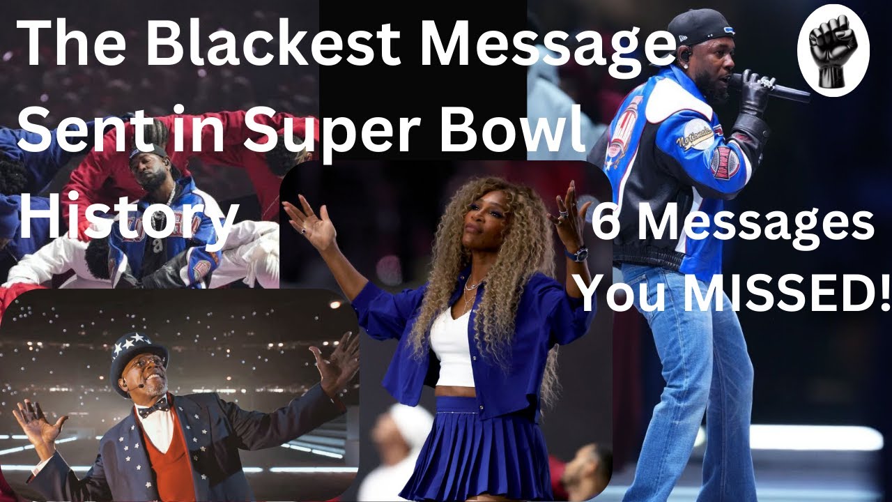 Kendrick Lamar's Bold Black Super Bowl Message - YouTube