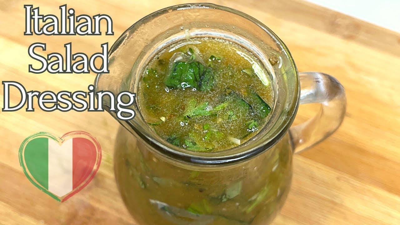 5-Minute Authentic Italian Salad Dressing Recipe - YouTube