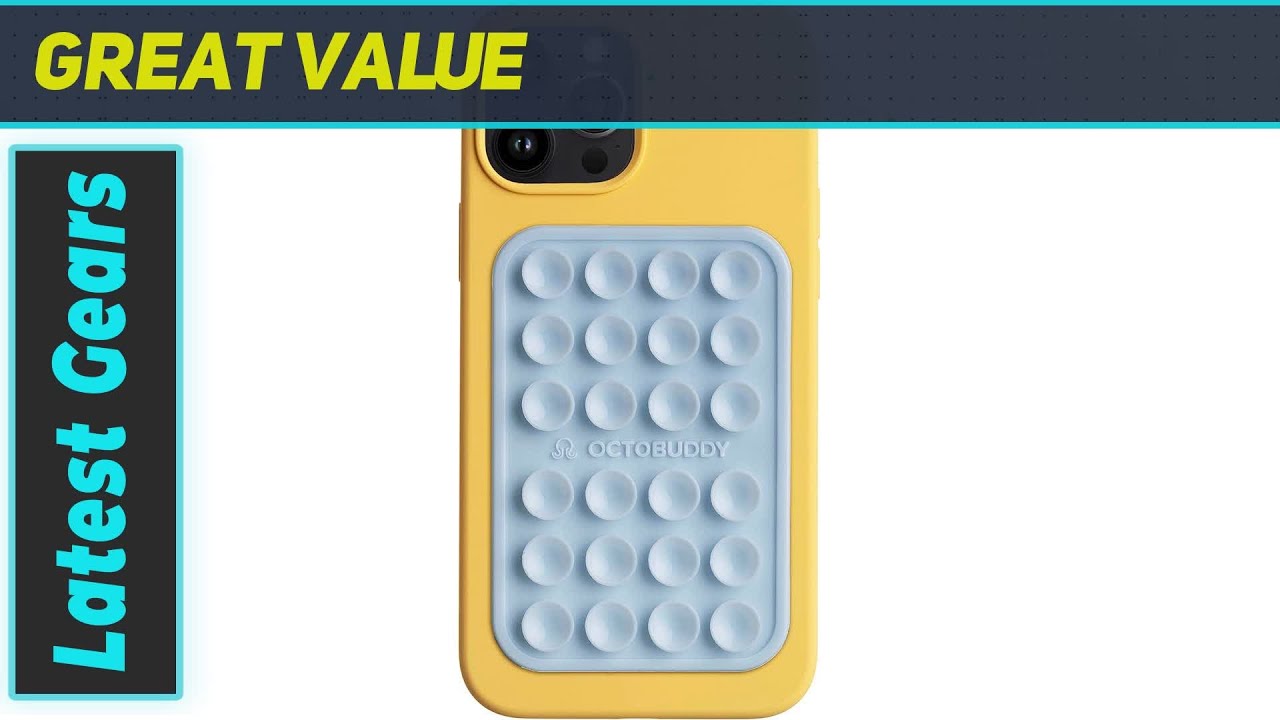 OCTOBUDDY MAX Silicone Suction Phone Case Mount Review! - YouTube