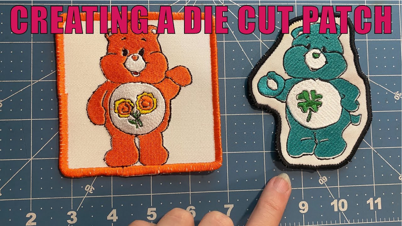 Creating a Die Cut Patch - YouTube