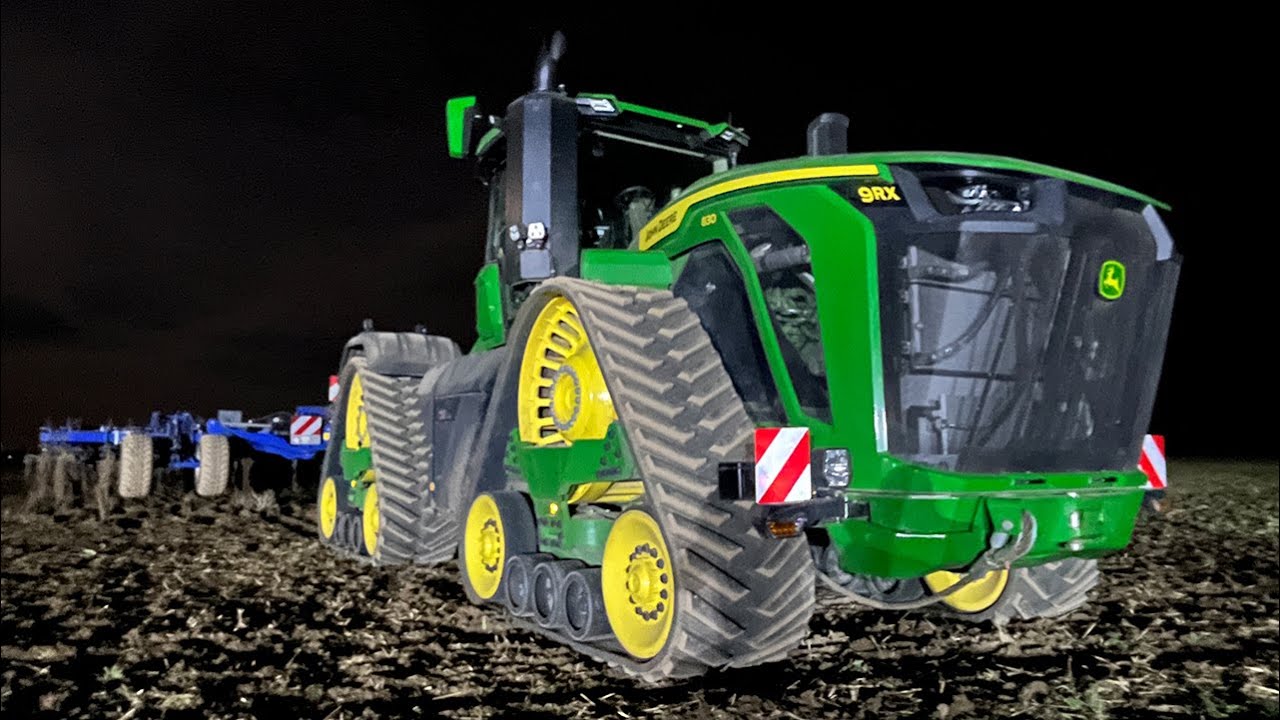 First John Deere 9RX 830 in Europe pulling 9m Köckerling Vector in ...