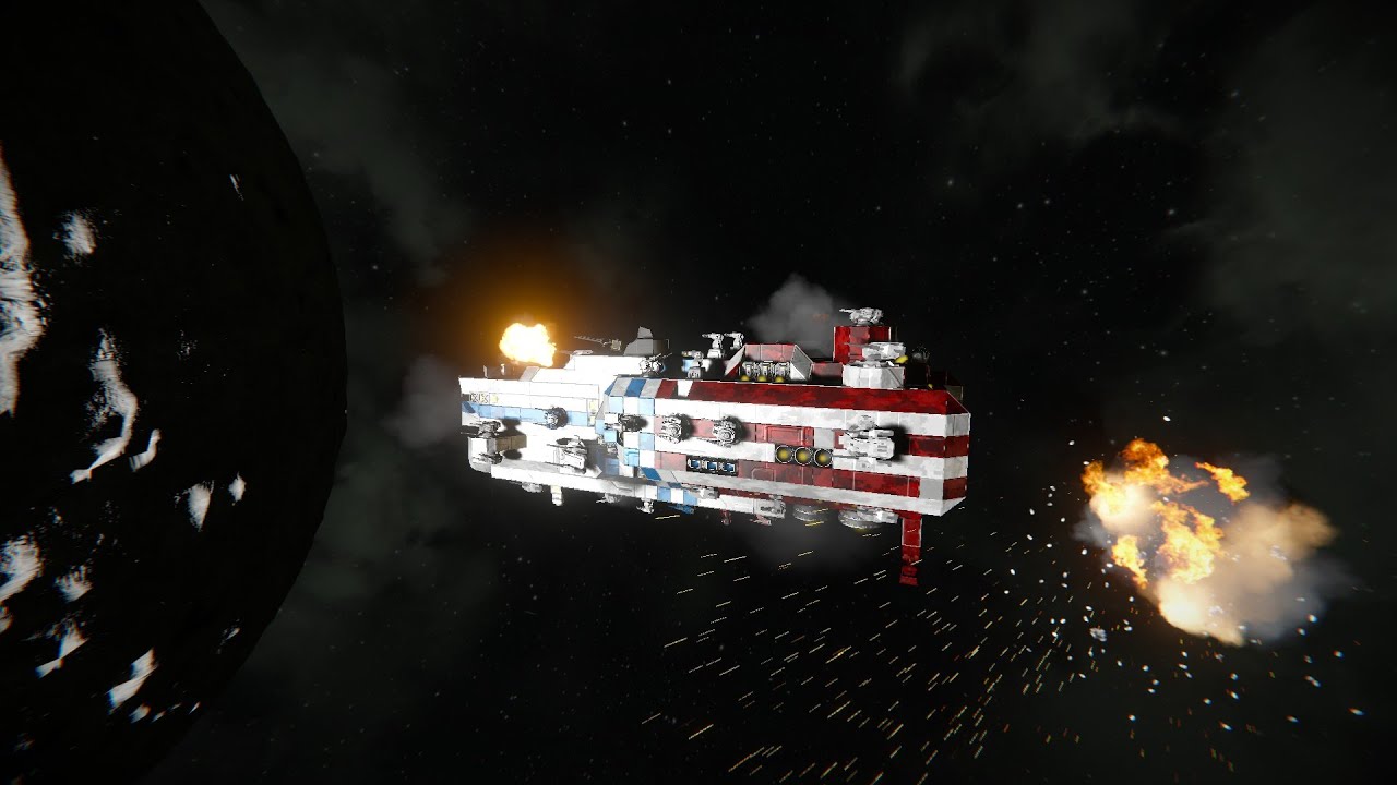 space engineers ship review JUSTICE CRUISER - YouTube