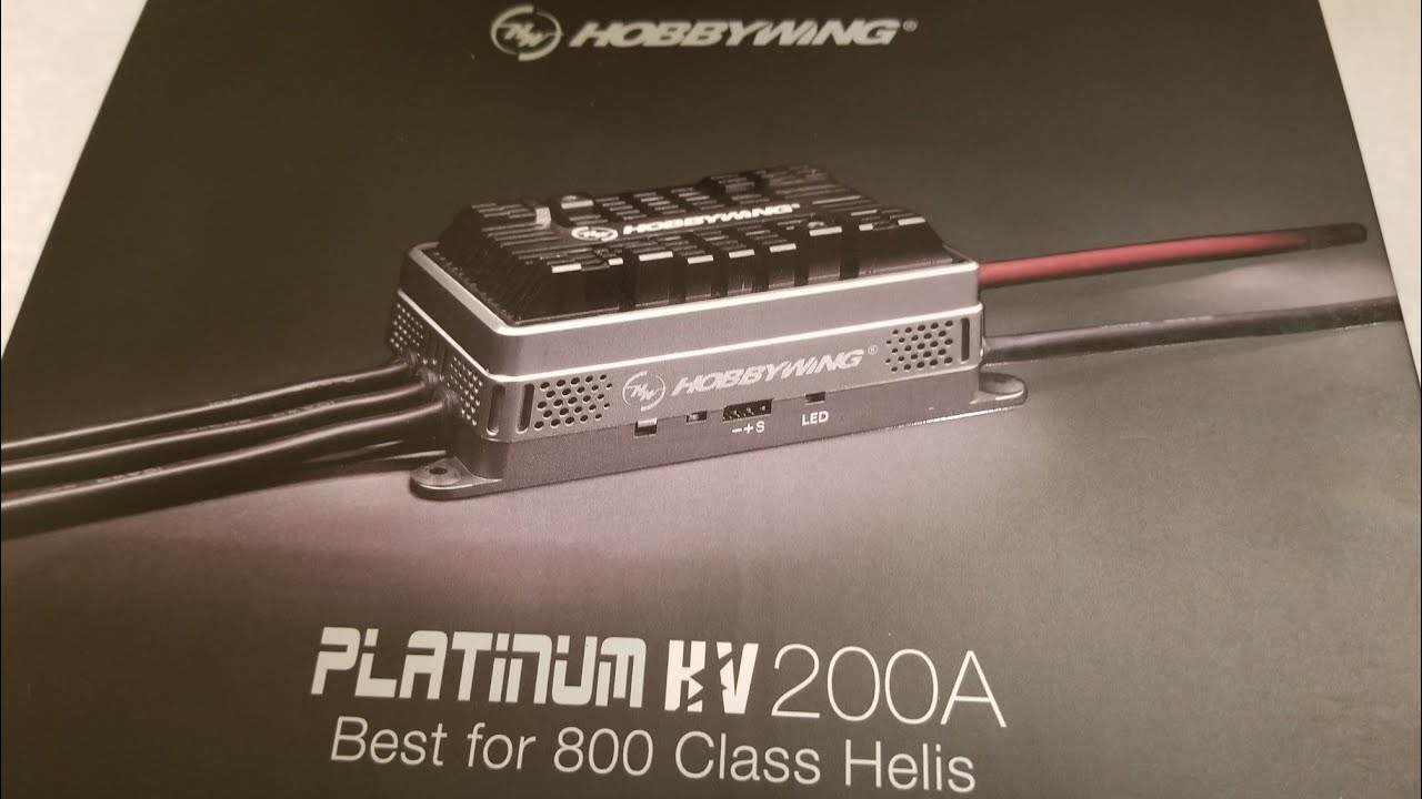 Hobbywing 200 amp esc unboxing - YouTube