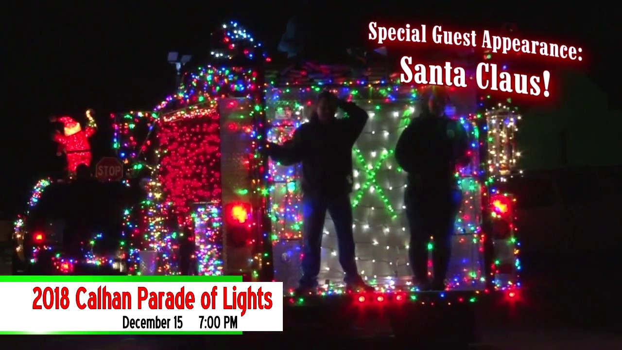 2018 Calhan Christmas Parade of Lights - YouTube