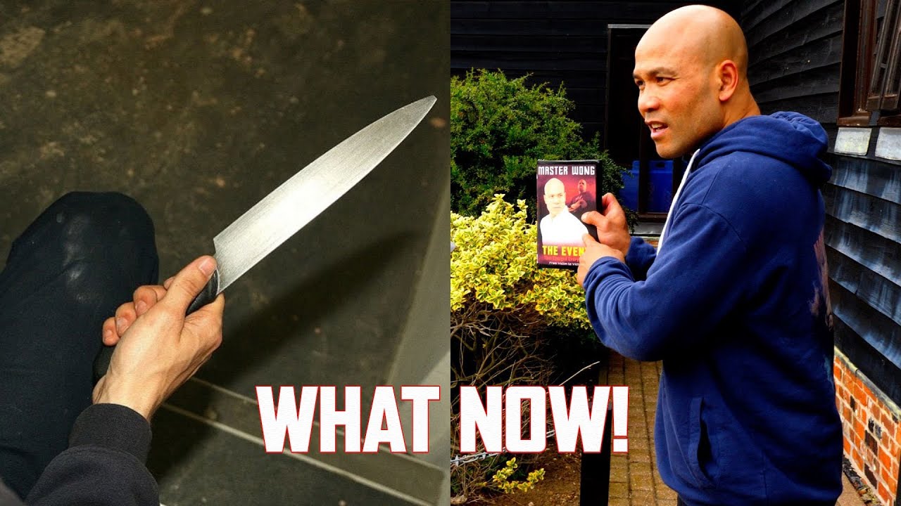 How to defend yourself a book against knife | Master Wong - YouTube