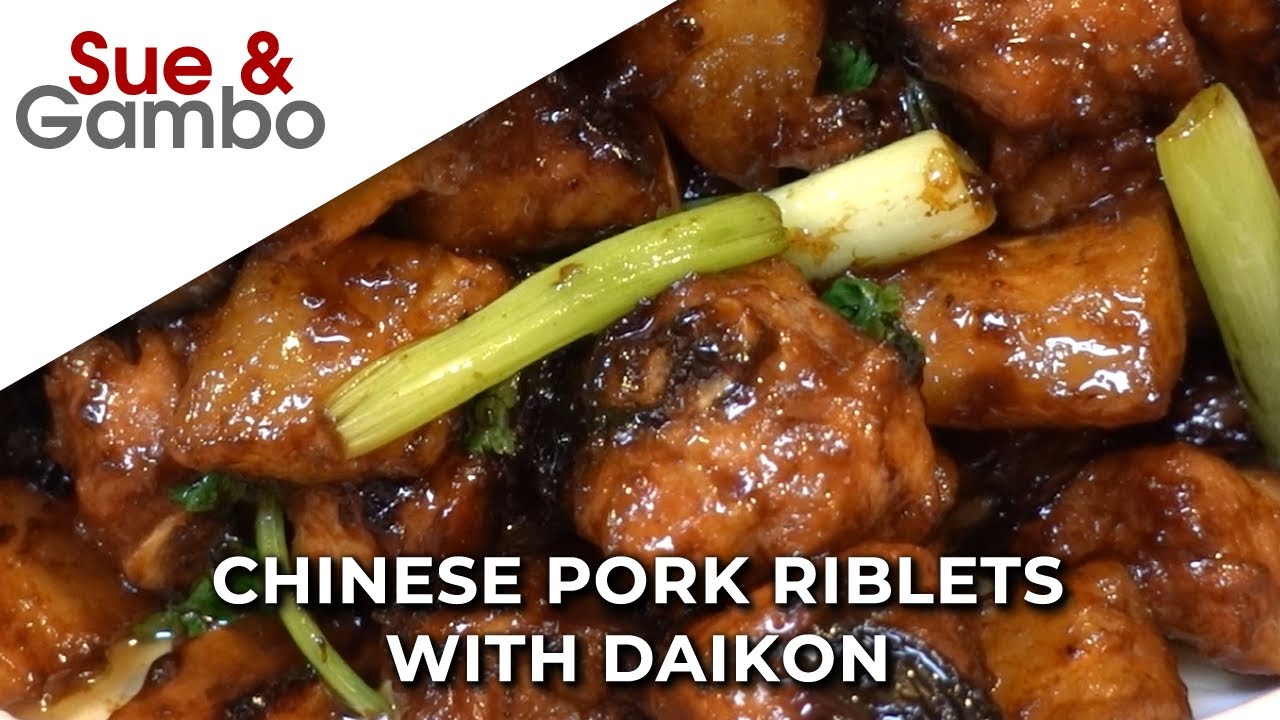 Chinese Pork Riblets With Daikon Recipe - YouTube