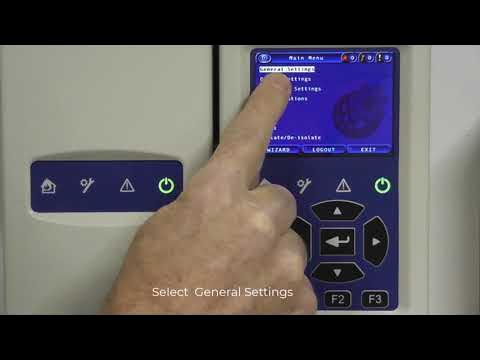 How to set the time and date on a ModuLaser ASD System - YouTube