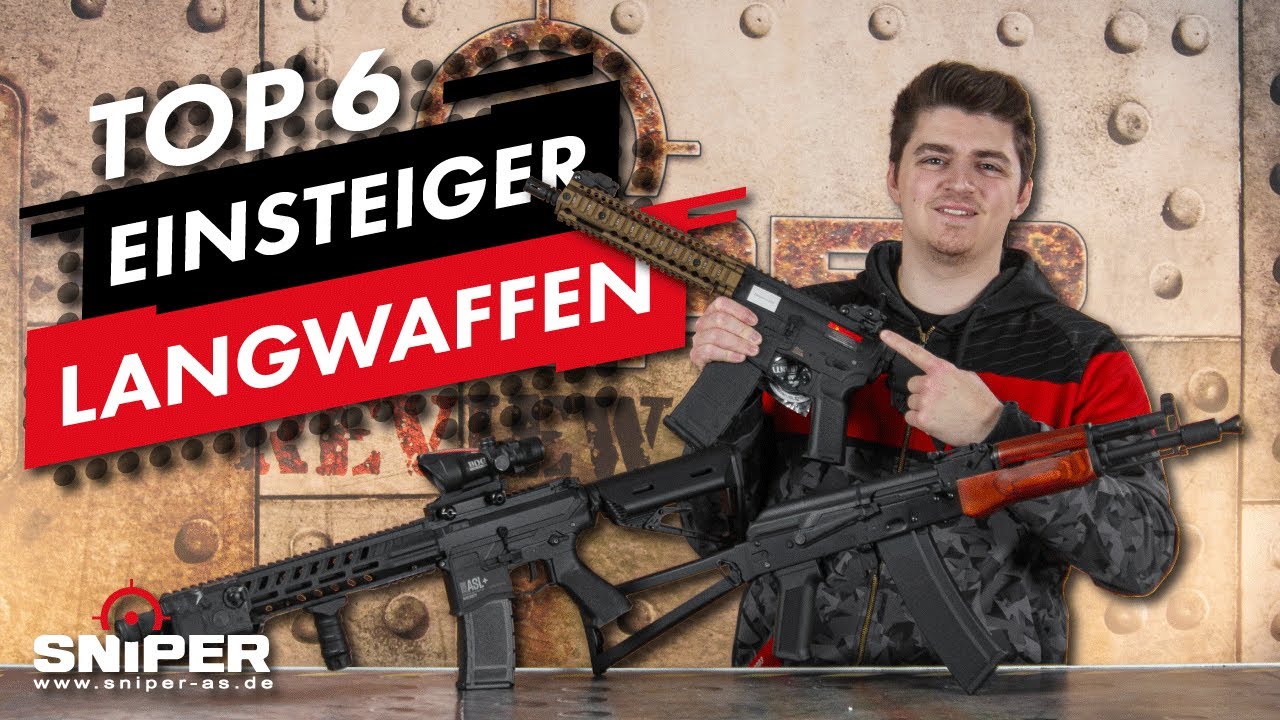Die 6 besten Einsteiger Airsoft Waffen 2023! Anfänger Guide - YouTube